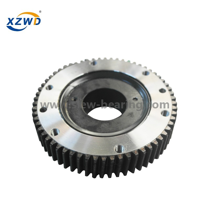 high speed four point contact ball slewing bearing with deformable ...